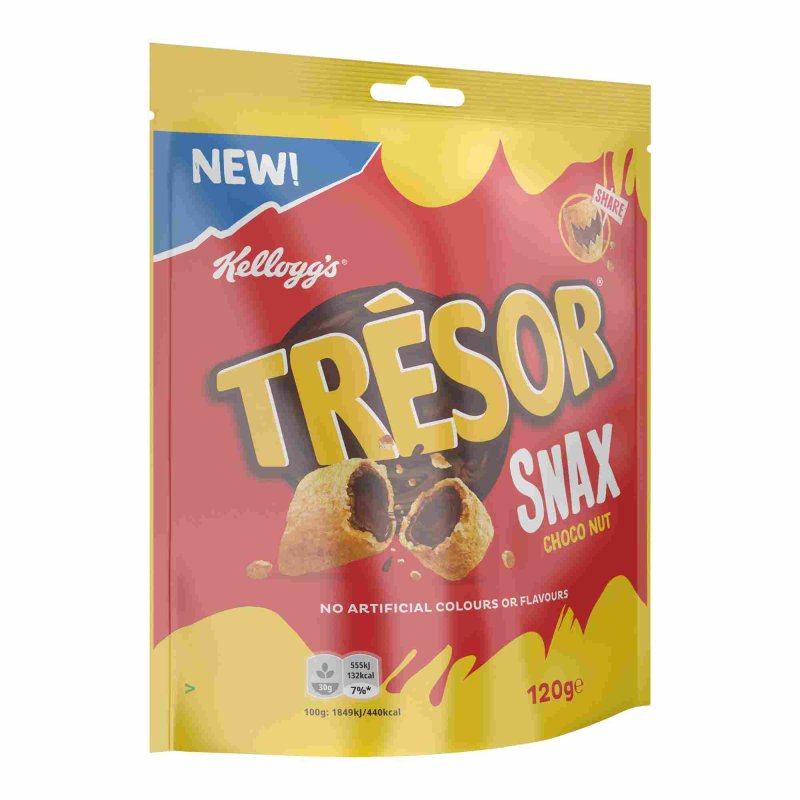 Kelloggs Tresor Snax Choco & Nuts (120g Beutel)