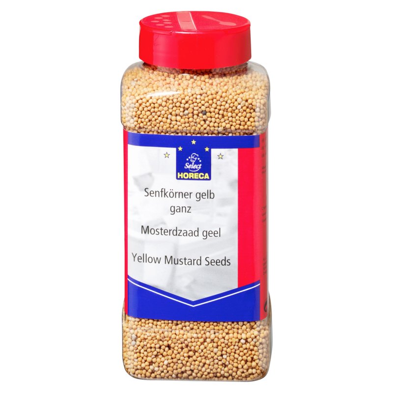 Horeca Select Senfkörner gelb ganz - 700 g Dose