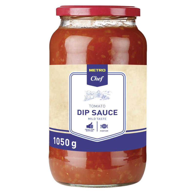 METRO Chef Tomato Dip Sauce Medium - 1,05 kg Glas