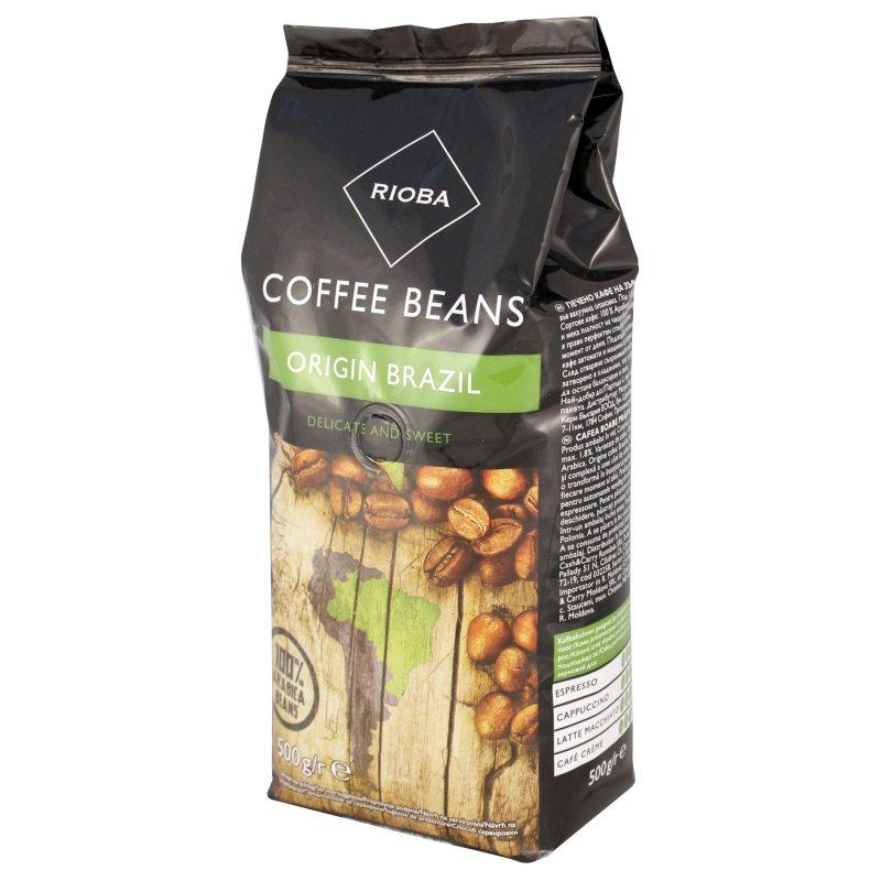 Rioba Coffee Beans Origin Brazil - 500 g Beutel