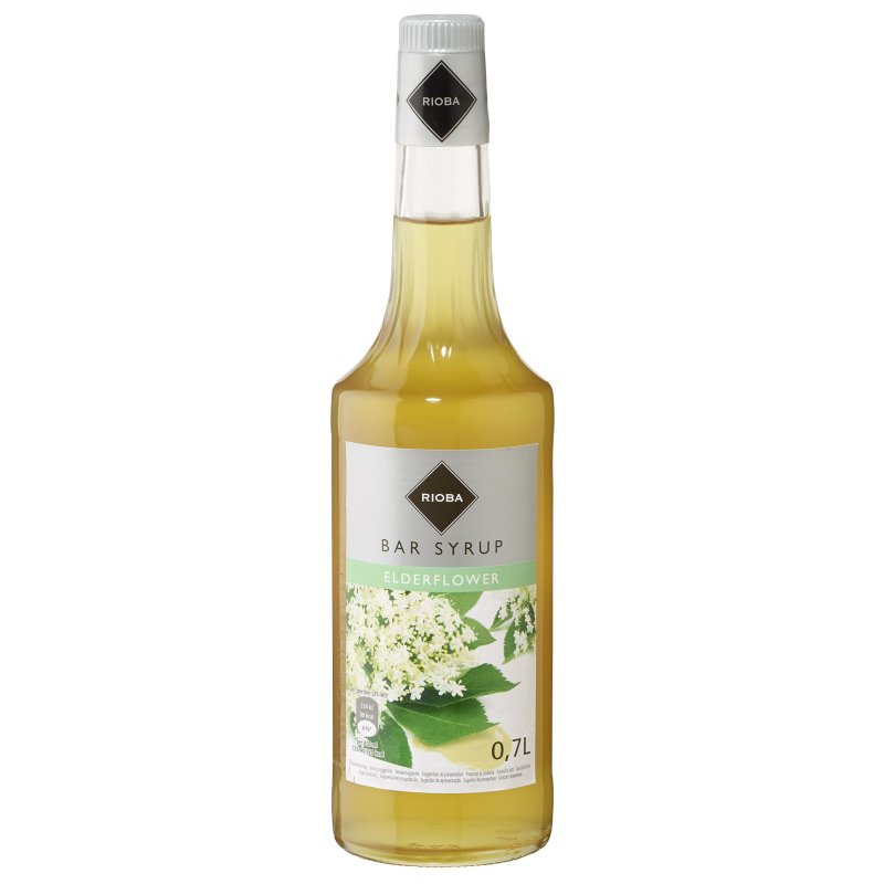 Rioba Bar Syrup Elderflower - 6 x 0,70 l Flaschen