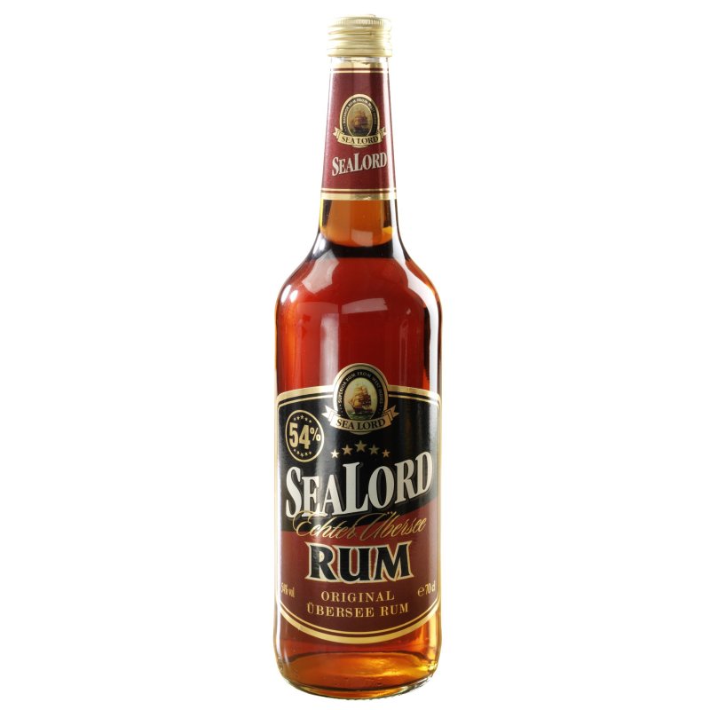 Sea Lord Echter Rum 54 % Vol. - 6 x 0,70 l Flaschen