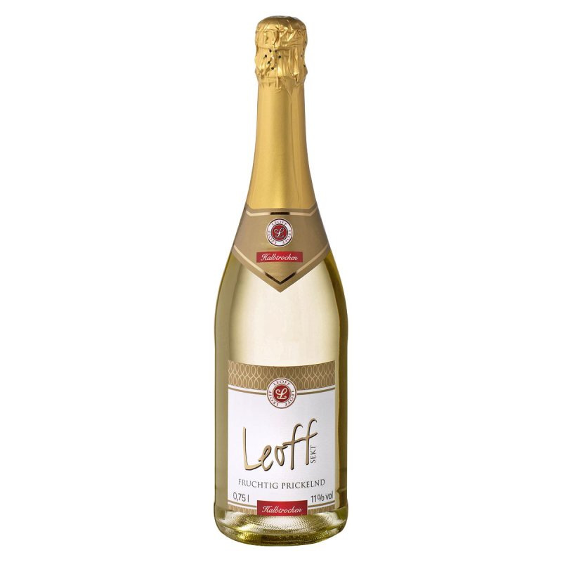 Sparkling Wine Leoff Sekt halbtrocken - 750 ml Flasche