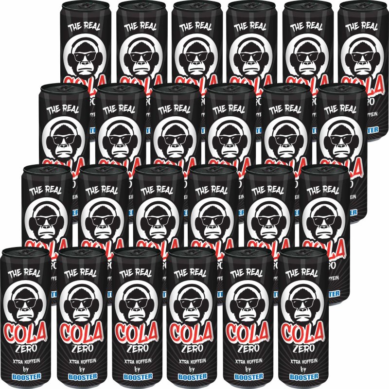 The Real Cola Zero by Booster DPG (24x330ml Dose)