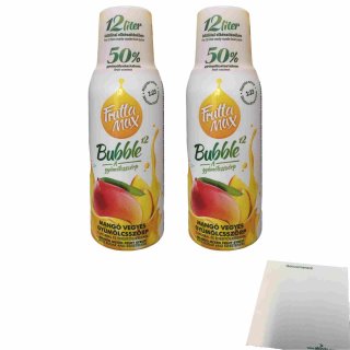 Frutta Max Bubble 12 Mango Getränkesirup 2er Pack (2x500ml Flasche)