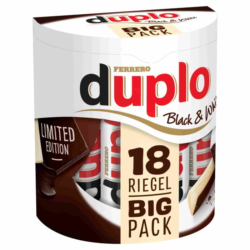 Ferrero duplo Black & White Limited Edition Big Pack 18 Riegel (327g