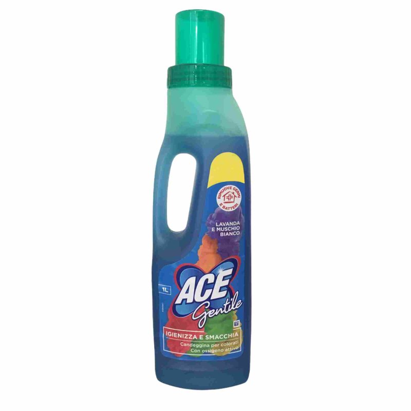 Ace Gentile Bleichmittel für bunte und Feinwäsche 3er Pack (3x 1L Fla