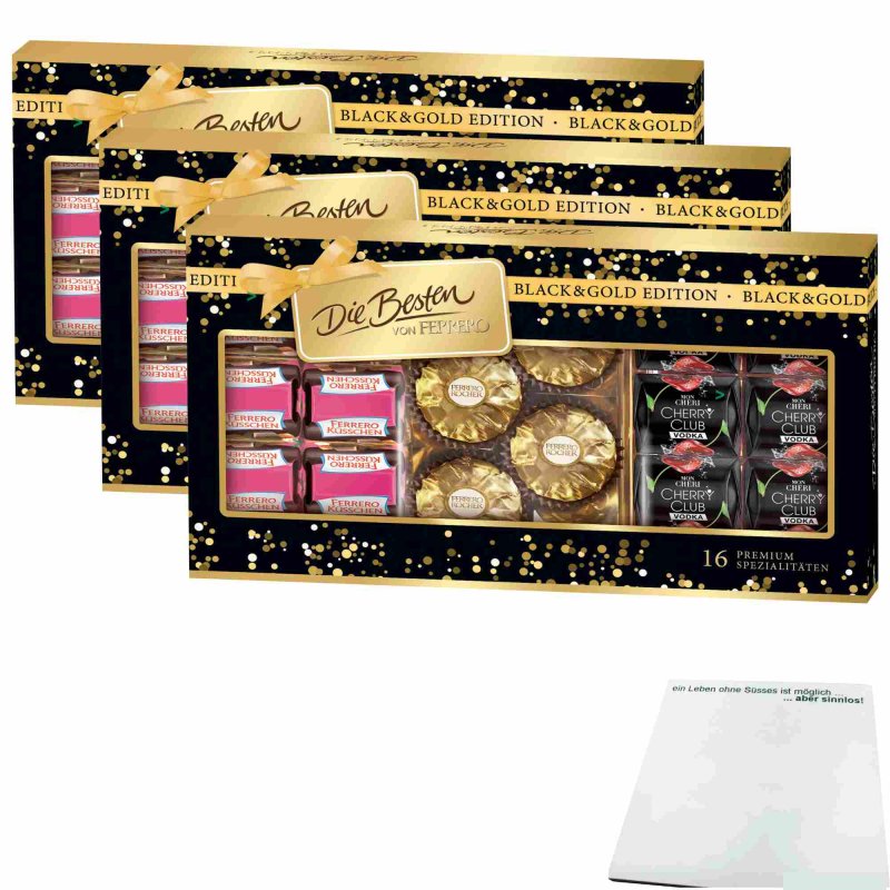 Die Besten von Ferrero Black & Gold Edition 3er Pack (3x170g Packung)