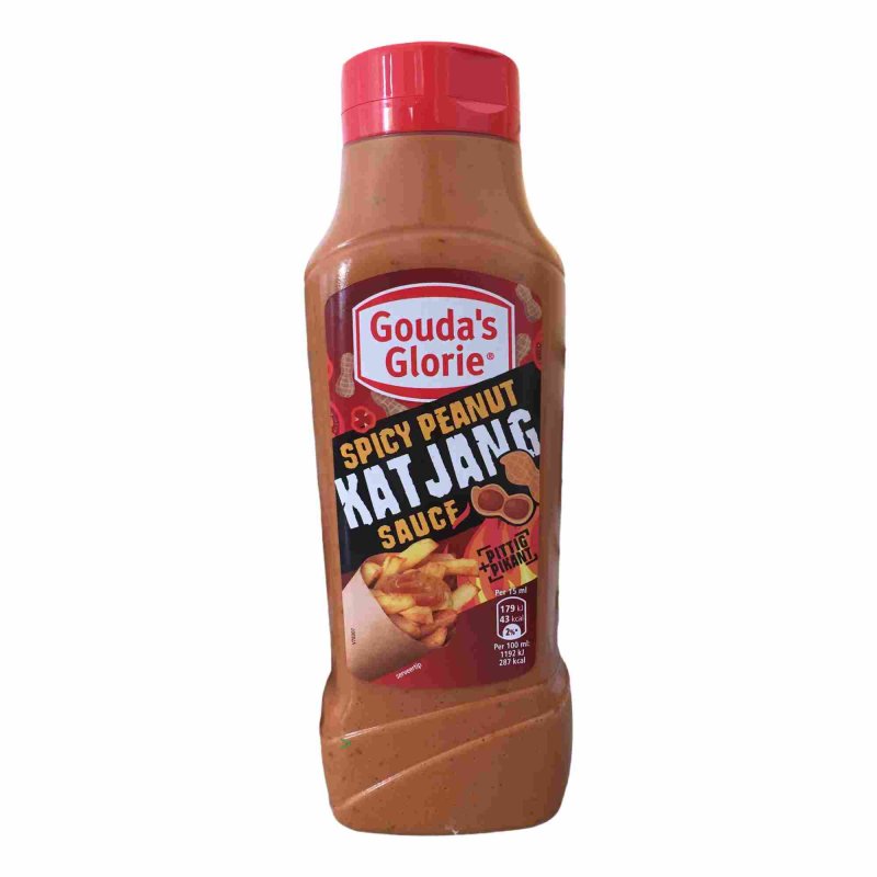 Gouda's Glorie Spicy Peanut Katjang Sauce (650ml Flasche)