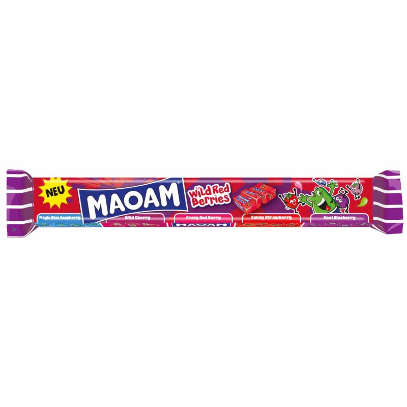 Maoam Bloxx Wild Red Berries (110g Packung)