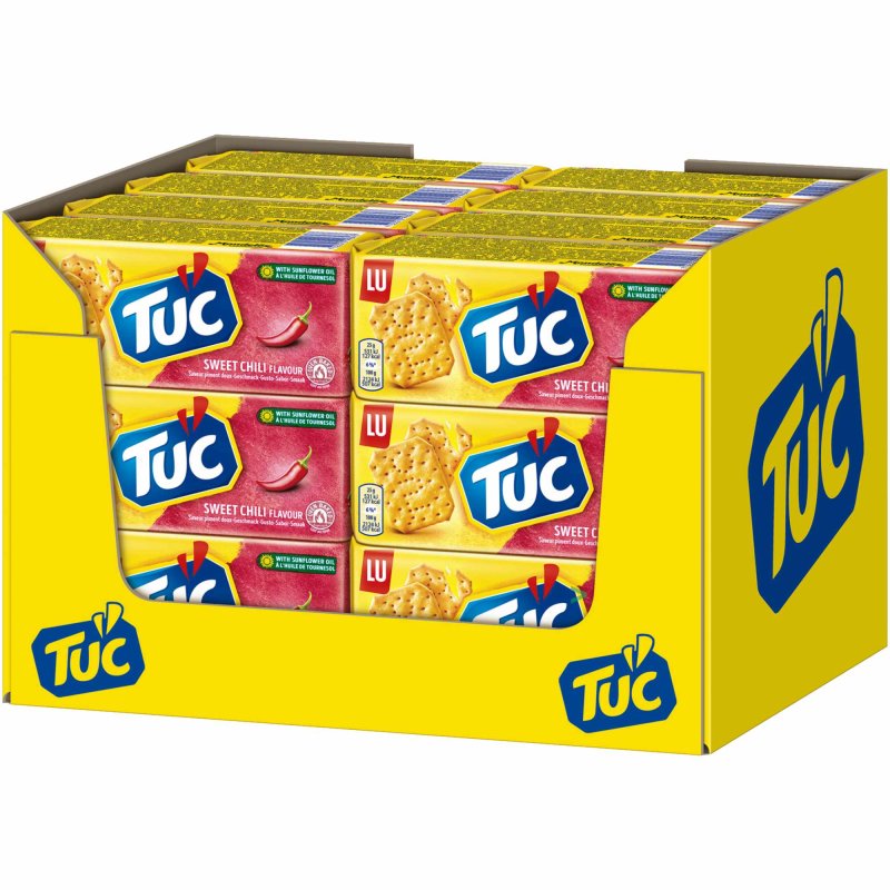 TUC Cracker Sweet Chili Würzung Salzgebäck VPE (24x100g Packung)