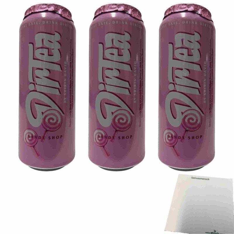 DirTea Candy Shop Eistee by Shirin David DPG 3er Pack (3x0,5l Dose)