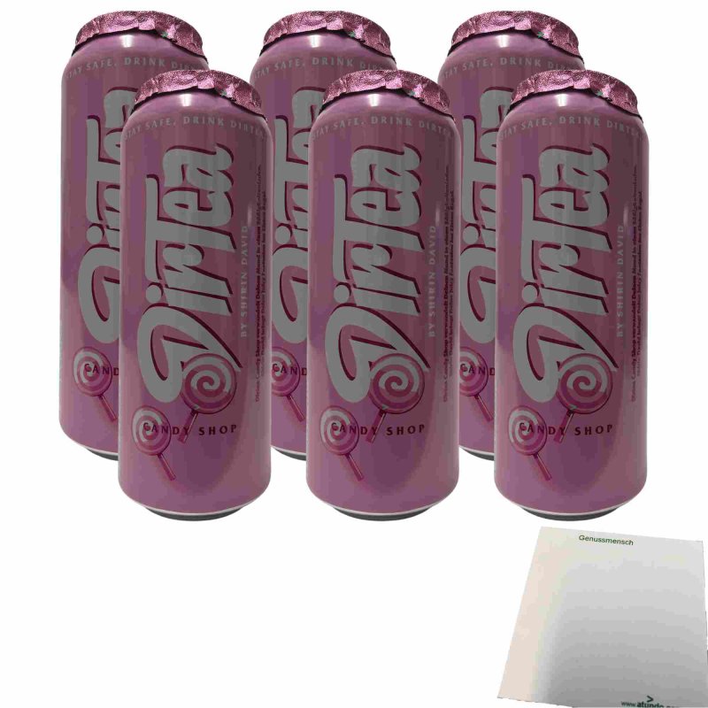 DirTea Candy Shop Eistee by Shirin David DPG 6er Pack (6x0,5l Dose)