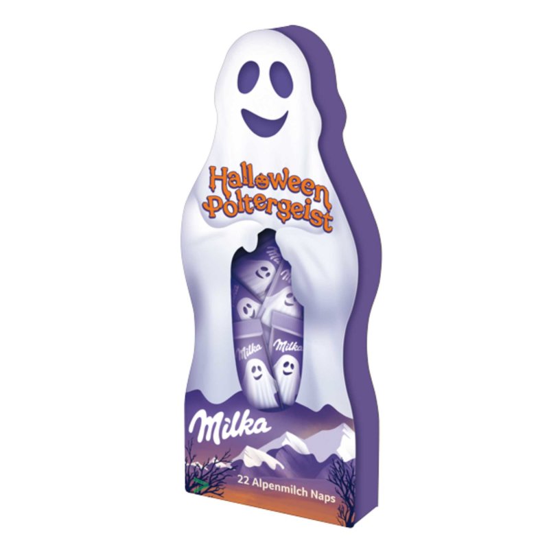 Milka Halloween Poltergeist 6er Pack (6x115g Packung) + usy Block
