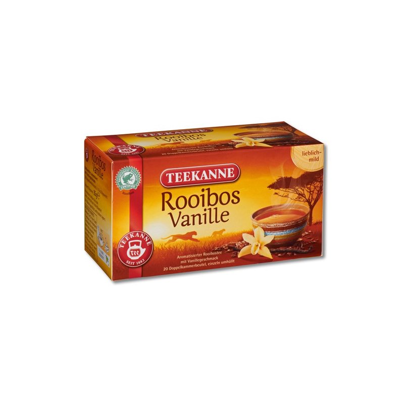 Teekanne Rooibos Vanille 6er Pack (120x1,75g Packung)