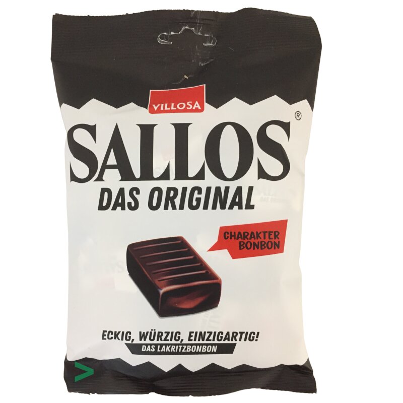 Villosa Sallos Das Original Hartkaramellen mit Lakritzgeschmack 5er P