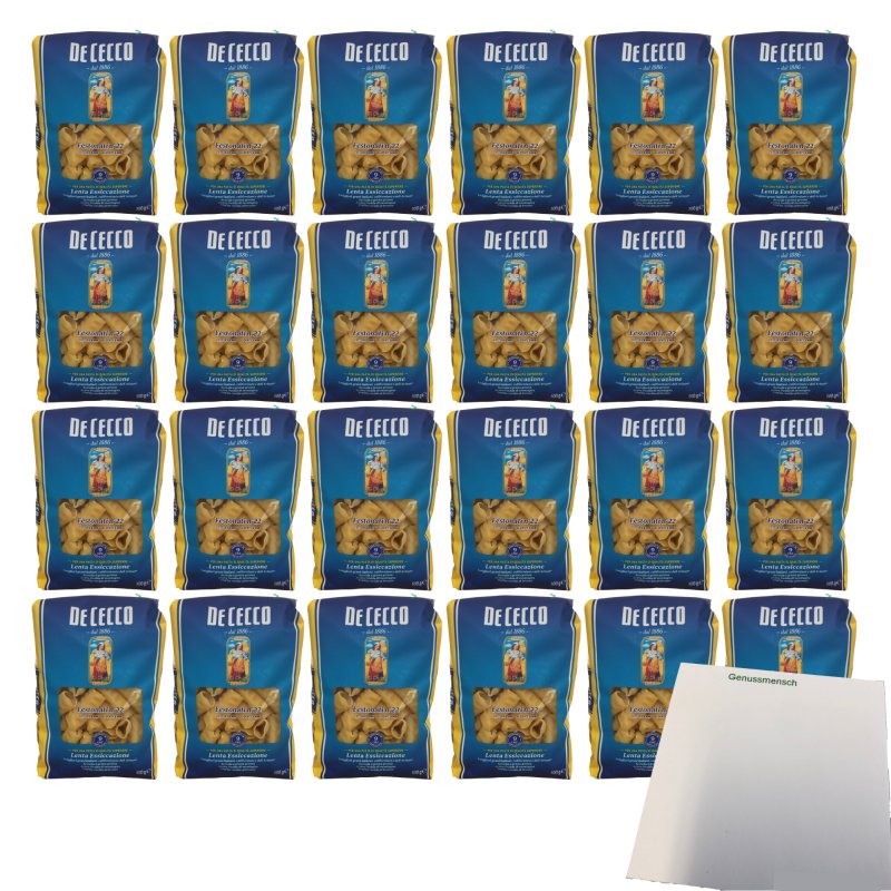 De Cecco Nudeln "Festonati" n.22 24er Pack (24x500g Packung) + usy Bl