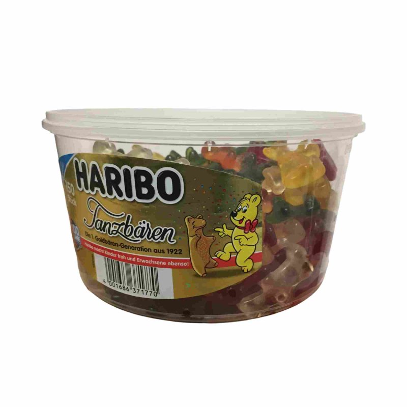 Haribo Tanzbären (150 St 1050g Runddose)
