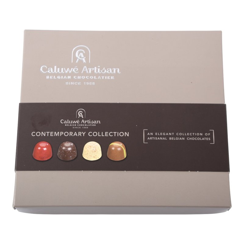 Pralines contemporary collection chocolade Doos 140 gram