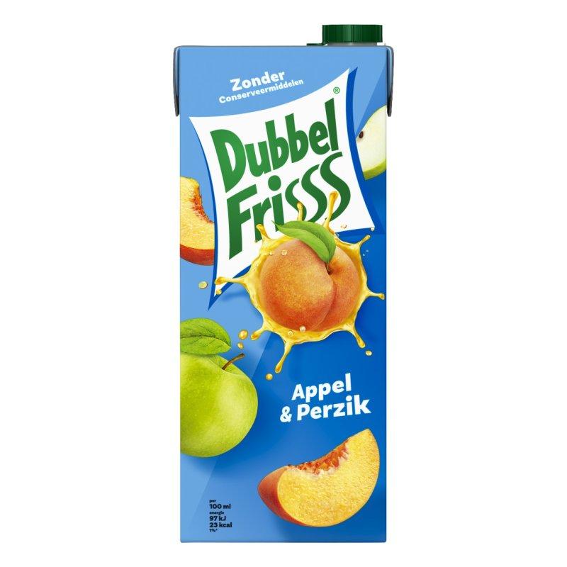 Appel-perzik 8 pakken x 1,5 liter