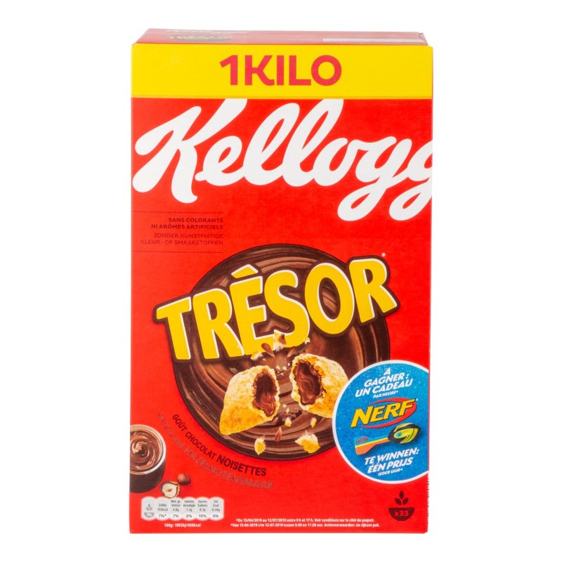 Trésor choco nuts Doos 1 kilo