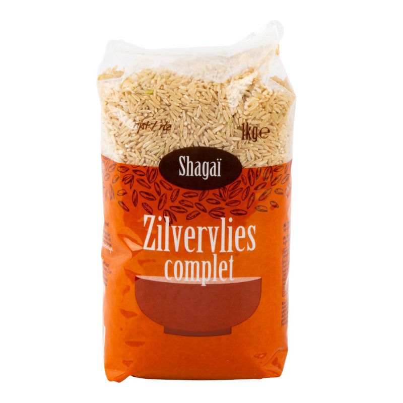 Rijst zilvervlies Zak 1 kilo
