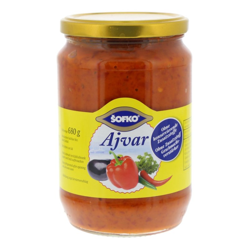 Ajvar mild Pot 72 cl