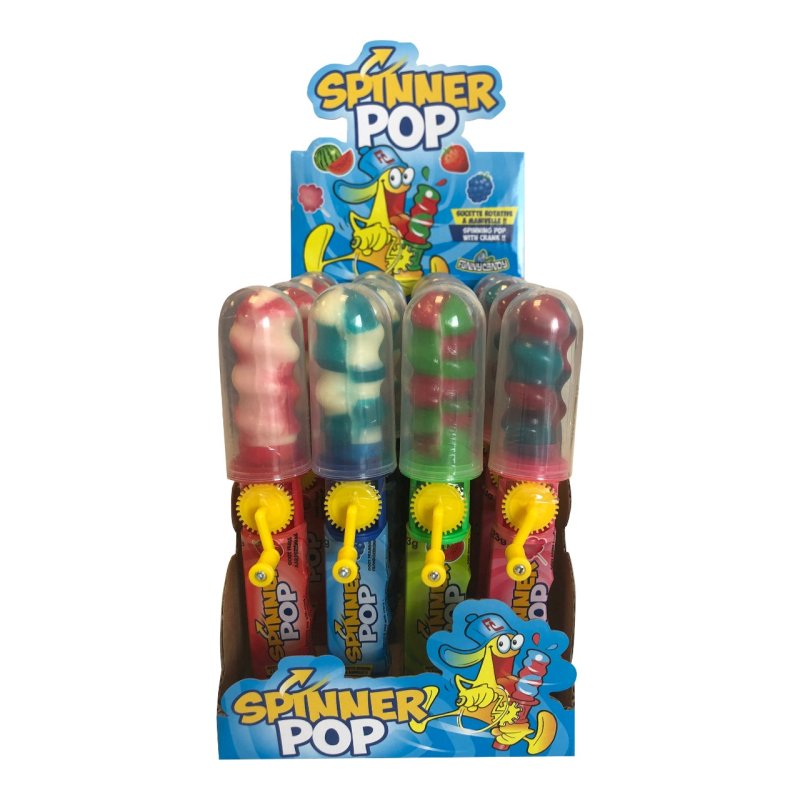 Snoep spinner pop 16 stuks x 23 gram