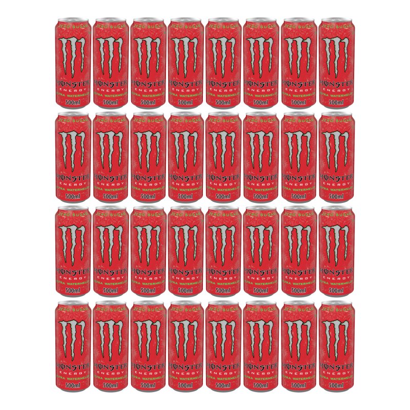 Monster Energy Ultra Watermelon Zero Energy Drink (24x0,5l Dosen)