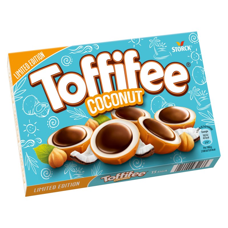 Storck Toffifee Coconut Limited Edition (125g Packung) + usy Block