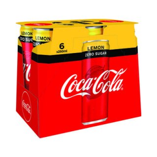 Coca Cola Zero Sugar Lemon (250ml Dose)