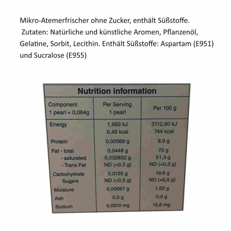 PaperMints Cool Caps Mint Sugarfree Packung mit 24 Frischeperlen