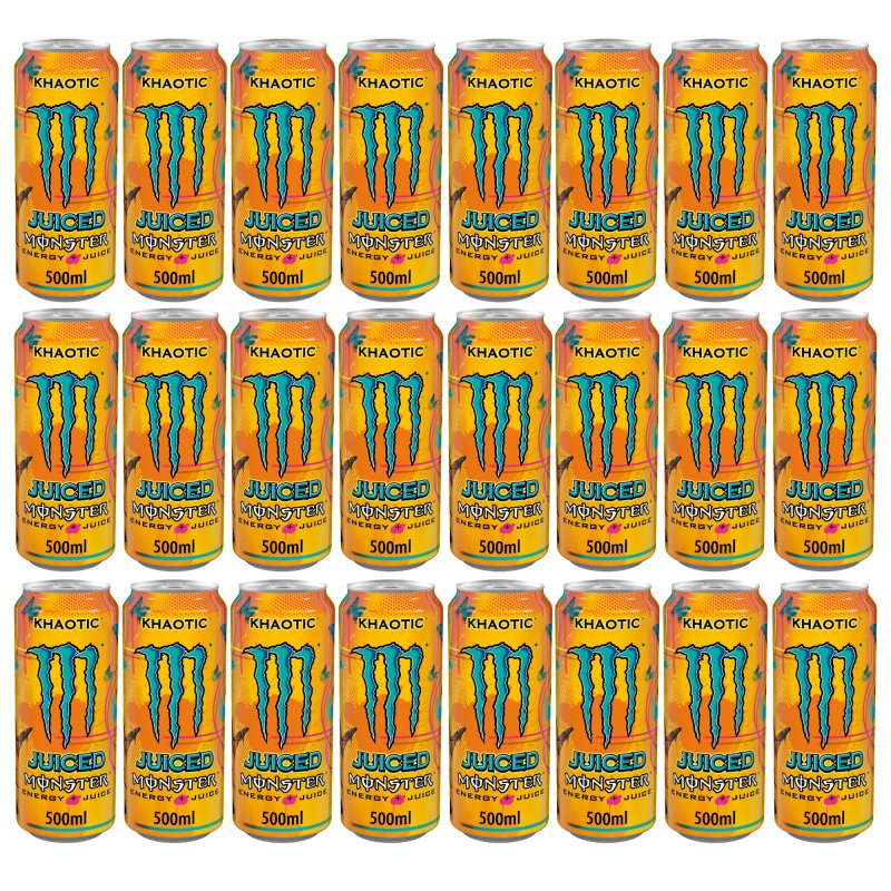 Monster Khaotic Energy Drink + Juice (24x0,5L Dosen)