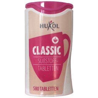 Huxol Classic Süßstoff Tabletten 6er Pack (6x580 Tabletten, Spender)