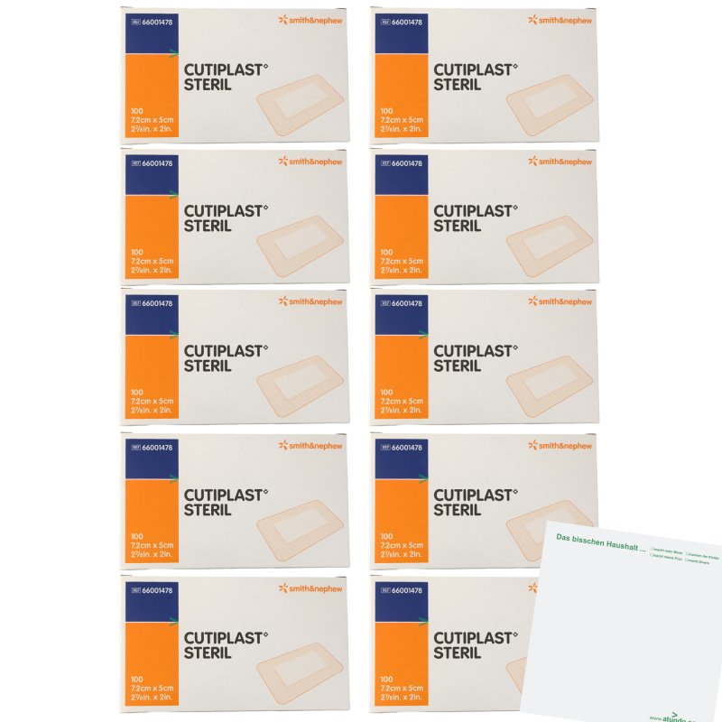 Smith&Nephew CUTIPLAST steriler Wundverband 10er Pack (10x100x 7,2x5c