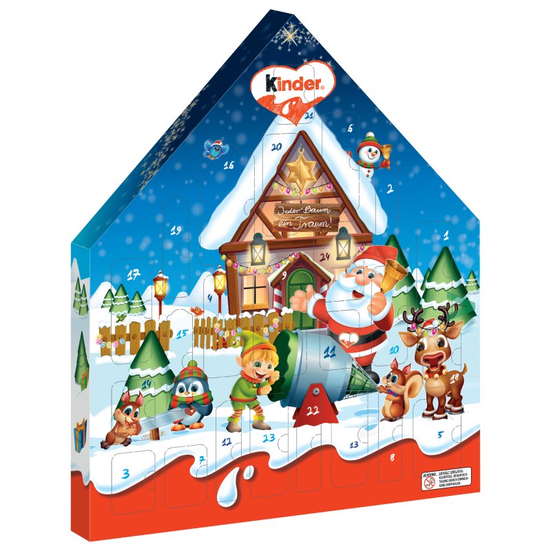 Ferrero Kinder Maxi Mix Adventskalender 2022 KEINE MOTIVWAHL (351g Pa