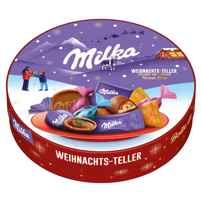 Milka Weihnachtsteller (202g Packung)
