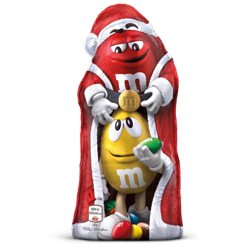 m&m's Shapes Schokoweihnachtsmann (100g Packung)