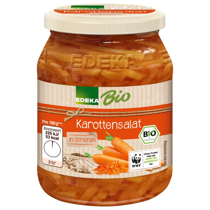 Edeka Bio Karottensalat (330g Glas)