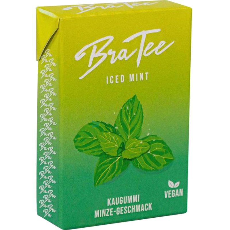 BraTee Kaugummi Iced Mint (23,5g Packung)