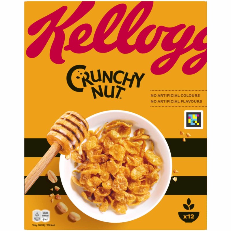 Kellogg's Crunchy Nut Cerealien (375g Packung)