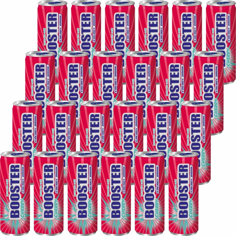 Booster Energy Drink Cherry DPG (24x330ml Dose)