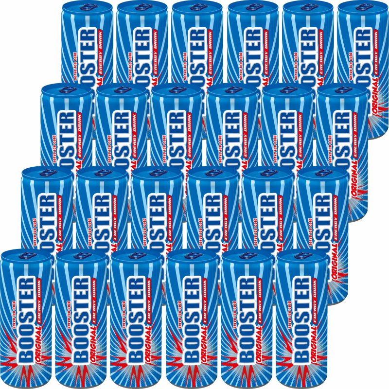 Booster Energy Drink Juicy DPG (24x330ml Dose)