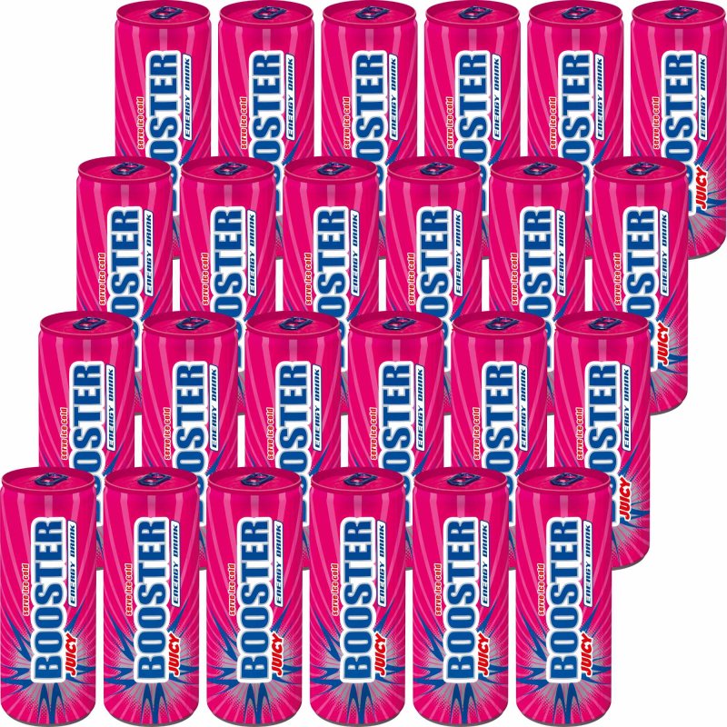 Booster Energy Drink Juicy DPG (24x330ml Dose)