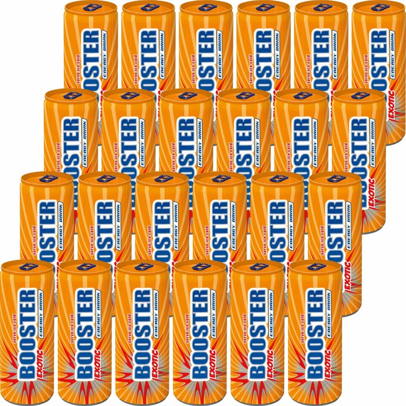 Booster Energy Drink Exotic DPG (24x330ml Dose)