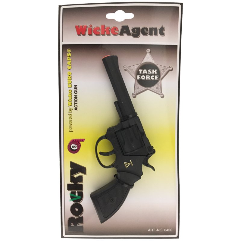 Rocky 100-Schuss Revolver Agent 192mm 0420