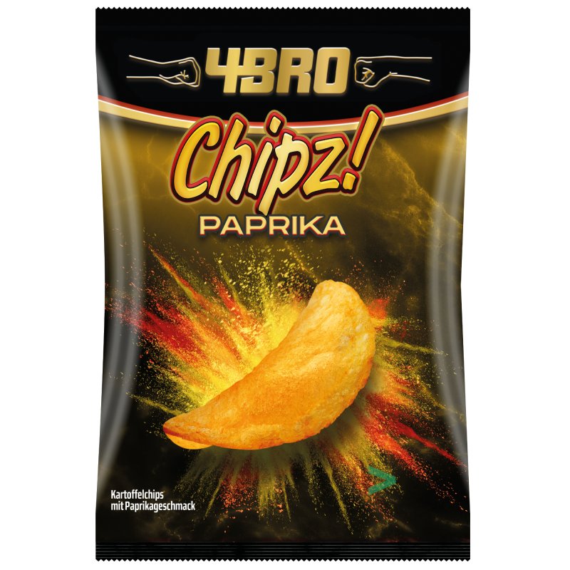4Bro Chipz! Paprika (125g Packung)