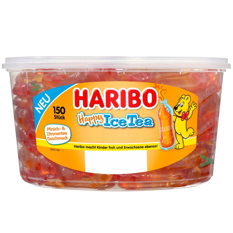 Haribo Happy Ice Tea Runddose (150 Stück)