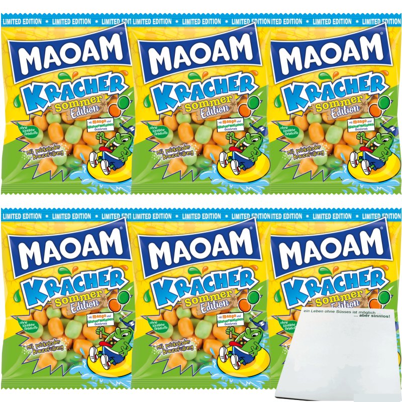 Haribo Maoam Kracher Sommer Edition mit Mango und Wassermelonen Gesch