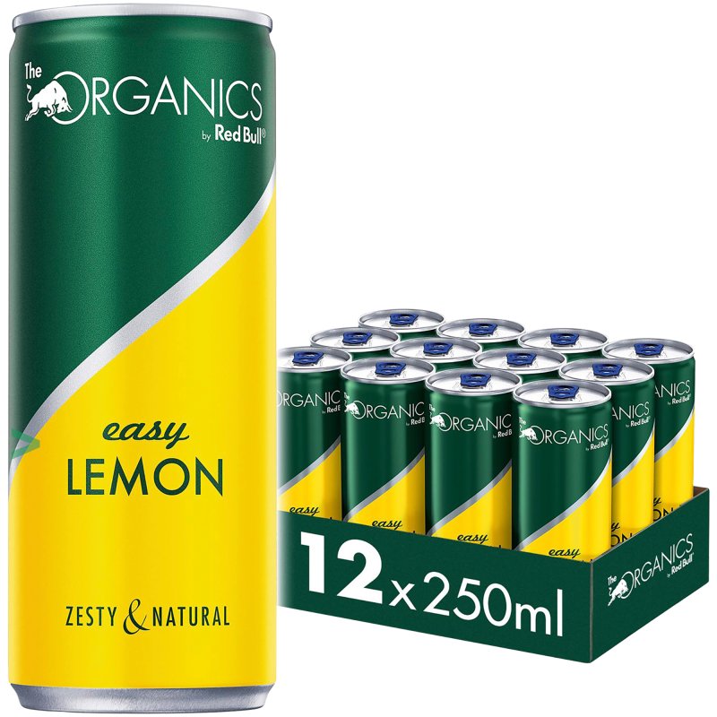 Red Bull Organics Easy Lemon (12x250ml Dosen)